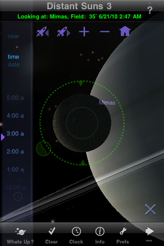 saturn_mimas - Distant Suns Astronomy App