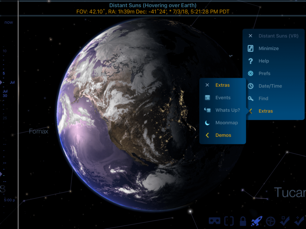 Distant Suns (VR) Astronomy App - for iPad and iPhone